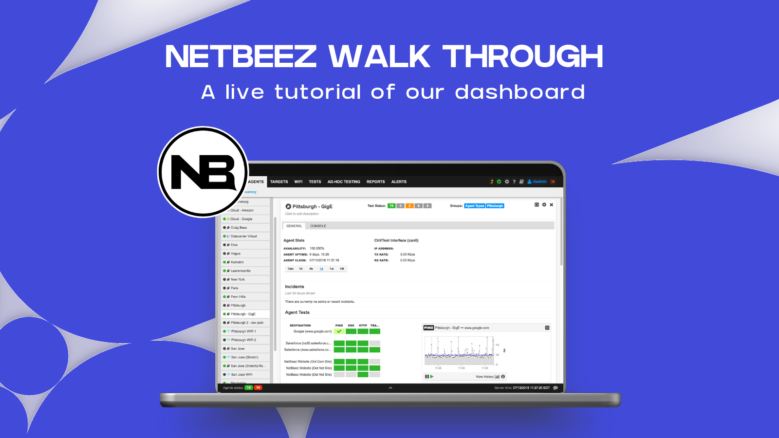 NetBeez Network Monitoring Demo Request
